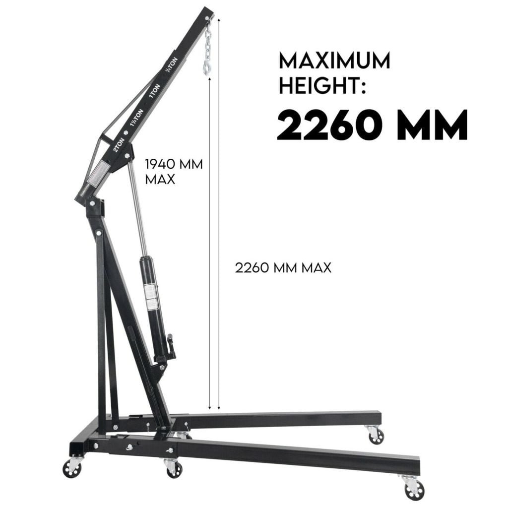 2-Tonne Hydraulic Engine Crane Hoist - Major 4x4